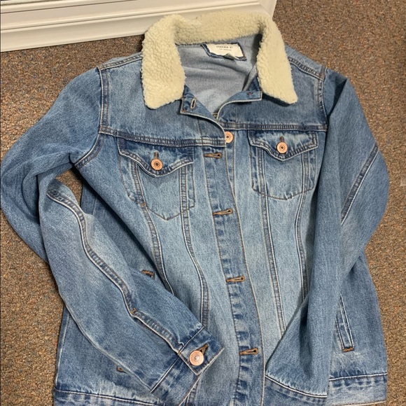 Jackets & Coats | Teddy Jean Jacket | Poshmark